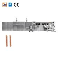 China Automatic Waffle Roll Production Line Powered Gas Heating Method Ensuring Snack Manufacturing Process for sale