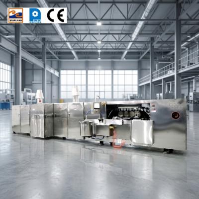 China Stainless Steel Wafer Biscuit Production Equipment Integrated With PLC Control System Ensuring Consistent Product Standards for sale
