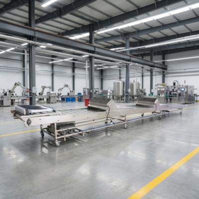China Industrial Automatic Marshalling Cooling Conveyor Robust Construction For Production And Processing for sale