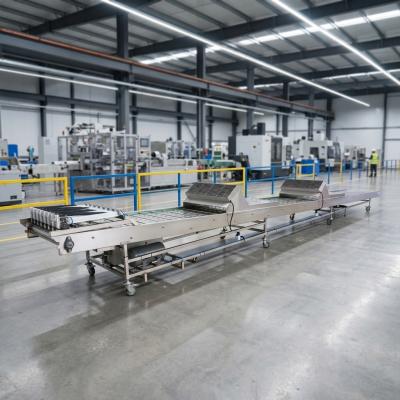 China Marshalling Cooling Conveyor Suitable For Industrial Biscuit Production Applications for sale