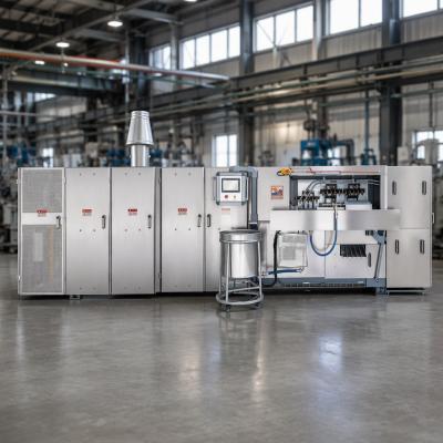 China Automatic Wafer Cone Production Line Incorporating Gas Heating And Intelligent Control For Enhanced Production Efficiency for sale
