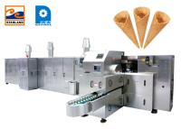 China Industrial Sugar Cone Production Line / Egg Rolled Cone Making Machine for sale