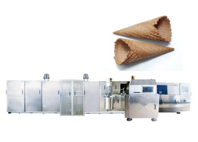 China Automatic Waffle Cone Making Machine with 320x240mm Baking Plates - 3500 to 6000 Cones/Hour Production Capacity for sale
