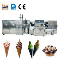 China 380V Waffle Cone Maker  / Crispy Ice Cream Cone Production Line for sale