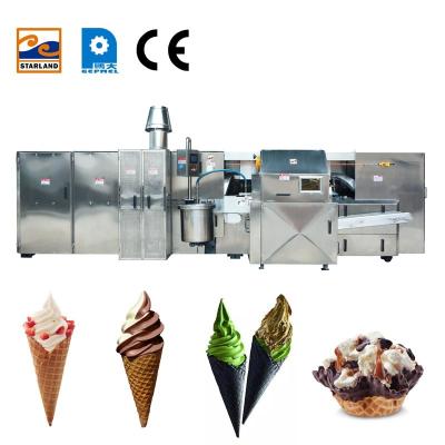 China 380V Waffle Cone Maker  / Crispy Ice Cream Cone Production Line for sale
