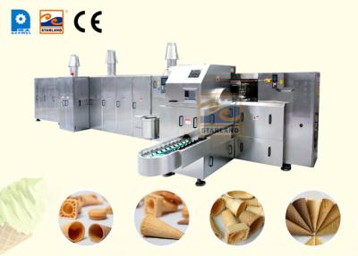 China PLC-Controlled Sugar Cone Making Machine 1.5HP 1.1KW with 4000-10500 Cones/Hour Capacity for sale