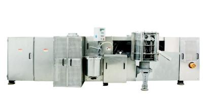 China Commercial 2.0hp 1.5kw Automatic Ice Cream Cone Baking Machine 6000 Cones per Hour for sale