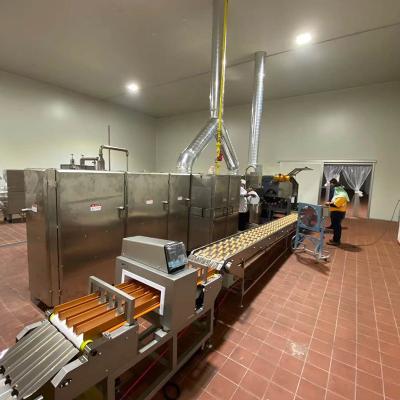 China Commercial Automatic Ice Cream Cone Machine Customized 110V 220V Gas Heating for sale