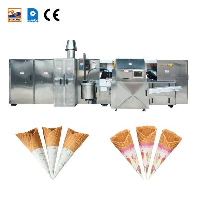 China Electric Small Round Bowl Waffle Maker 110V 60Hz Sugar Cone Production Line Grill for sale
