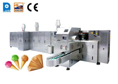 China Tunnel Type Automatic Ice Cream Cone Making Machine with PLC Control System for Custom Cone Sizes for sale