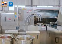 China Fully Automatic Two Color Sugar Cone Machine with 51 Baking Plates and 5m Production Line - 60-6000pcs/hr Capacity for sale
