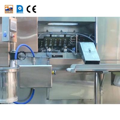 China Automatic Egg Tart Shell Production Line 5600 Cones/Hour 1.5kW Stainless Steel Food Machinery for sale