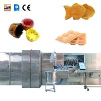 China 89 Baking Plates 14m Long PLC Controlled Wafer Bowl Production Line for Ice Cream Cones for sale