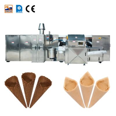 China CBII-51*2A Automatic Sugar Cone Production Line - 51 Baking Plates, 1800 Cones/Hour, 220V/380V for sale