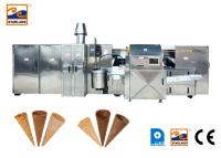 China Automatic Ice Cream Cone Production Equipment with 107 Baking Templates, 3.0KW Power, 10000 Cones/Hour Capacity for sale