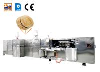 China Automatic Snack Wafer Production Line 1.5kW 6500KG Stainless Steel Ice Cream Cone Machine for sale