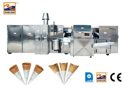 China Automatic Multi-Functional Crisp Tube Production Line 61 Baking Plates 220V 380V Stainless Steel for sale