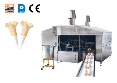 China Automatic Wafer Cone Production Line 28 Baking Plates 4400 Cones per Hour Stainless Steel for sale