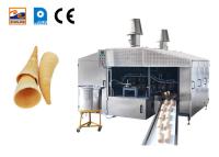 China 28 Baking Template Cone Biscuit Rolled Sugar Cone Making Machine 2200 Cones per Hour 0.75KW for sale