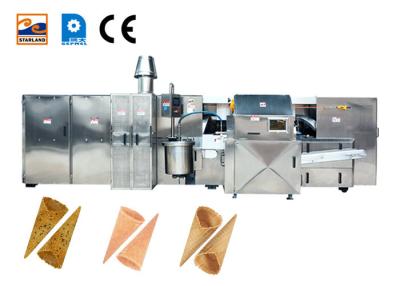 China Ice Cream Rolled Cone Production Machine With 71 Cast Iron Baking Templates for sale