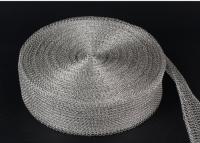 China Knitted Wire Mesh In Aluminum For Demister Pads / Mist Eliminators for sale