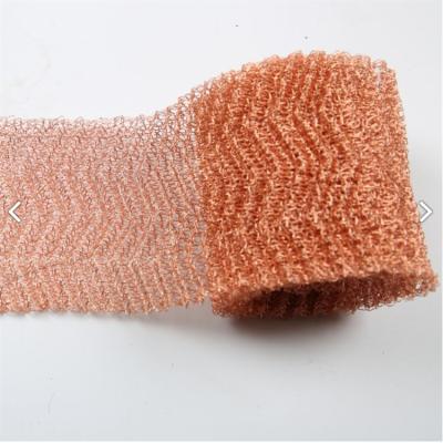 China Nickel Plated Knitted Wire Mesh Gasket High Corrosion Resistance for sale