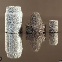 China Wire Diameter 0.08 - 0.5 Mm Compressed Knitted Wire Mesh For Kinds Filtration Industry for sale