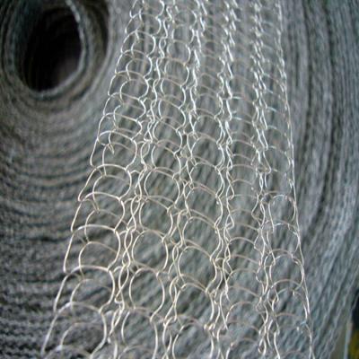 China Smooth Surface Corrosion And Rust Resistance Knitted Wire Mesh With 2*3mm Hole Size for sale
