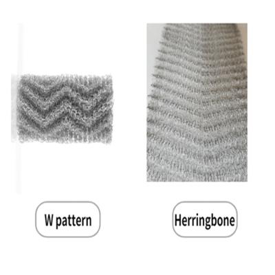 China Wide Width Knitted Wire Mesh Gasket Temperature Resistant for Industrial for sale