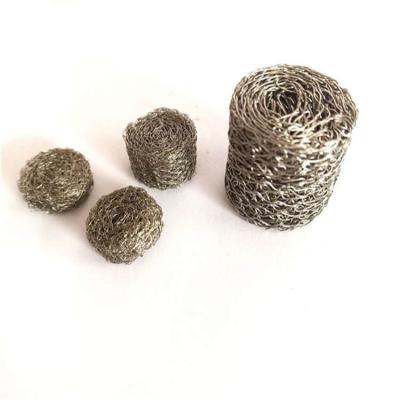 China Sus 316 Knitted Wire Mesh Cylindrical Shape For High Temperature Environments for sale