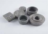 China 10-200mm Dia Compressed Woven Wire Cloth Knitted Weave for Heavy Duty Filtration Applications for sale