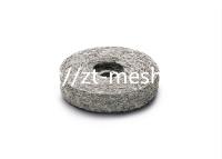 China Customized Isolator Compressed Knitted Wire Mesh 10mm - 55mm 90% Filter For Automobile Engine for sale