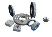 China Air Bag Filters Wire Diameter 0.05mm - 0.55mm Compressed Knitted Metal Mesh 50g For Vehicle Safety for sale