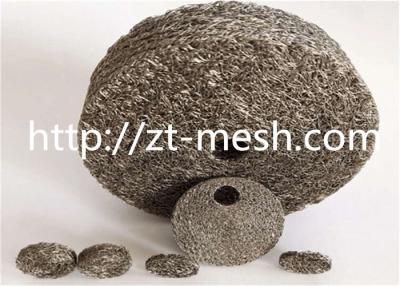 China Stainless Steel Knitted Mesh Exhaust Gaskets Od25*25*10mm Manufactured For Reduce Exhaust for sale
