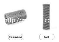 China Metal Knitted Mesh Wire Diameter 0.12mm Wire Mesh Washer Stainless Steel 25mm Elastic Core Clad ISO9001 for sale