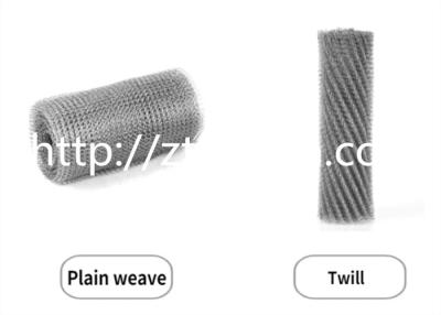 China Metal Knitted Mesh Wire Diameter 0.12mm Wire Mesh Washer Stainless Steel 25mm Elastic Core Clad ISO9001 for sale