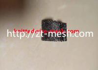 China Air Bag Filters Wire Diameter 0.05mm - 0.55mm Compressed Knitted Metal Mesh 50g For Vehicle Safety for sale