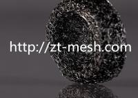 China Pure Nickel Stainless Steel Wire Knitted Mesh Twin Wire / Dogan Wire 0.05-0.5mm Dia 50mm For Thermal Insulation for sale