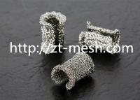China Full Elasticity Od80*25*20mm Stainless Steel Knitted Wire Mesh For Filtration Separation And Industrial Applications for sale