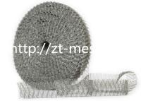 China Full Elasticity Od80*25*20mm Stainless Steel Knitted Wire Mesh For Filtration Separation And Industrial Applications for sale