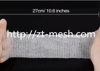 China Pure Nickel Stainless Steel Wire Knitted Mesh Twin Wire / Dogan Wire 0.05-0.5mm Dia 50mm For Thermal Insulation for sale