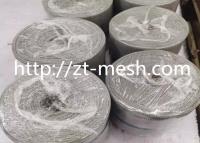 China Silver Stainless Steel Knitted Wire Mesh  Metal Mesh 0.23mm Diameter For  Automobile Industry for sale