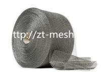 China High Elasticity Knitted Wire Mesh Rings Oil Proof Knitted Wire Mesh Width 3-500mm For Industrial Filter for sale