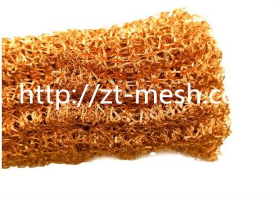 China Stainless Steel Knittted Wire Mesh 100-200 Model With Good Penetrability for sale