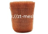 China Stainless Steel Knittted Wire Mesh 100-200 Model With Good Penetrability for sale