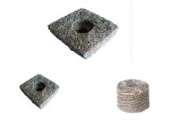 China 100*41*25.6mm Stainless Steel Compressed Knitted Wire Mesh Wire Mesh Exhaust Gaskets  OEM for sale