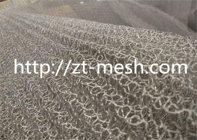 China 3.8-300 Model Stainless Steel Knittted Wire Mesh With Good Penetrability for sale