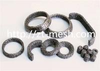 China Good Filter Resistance Compressed Knitted Wire Mesh For Liquid Filter 14 X 10mm Diameter for sale