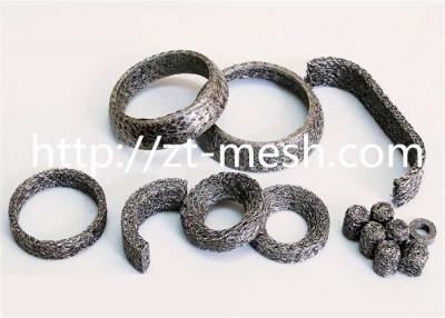 China Good Filter Resistance Compressed Knitted Wire Mesh For Liquid Filter 14 X 10mm Diameter for sale
