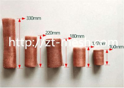 China Customizable 100mm Knitted Wire Mesh Gasket  For Automotive And Aerospace Industries for sale